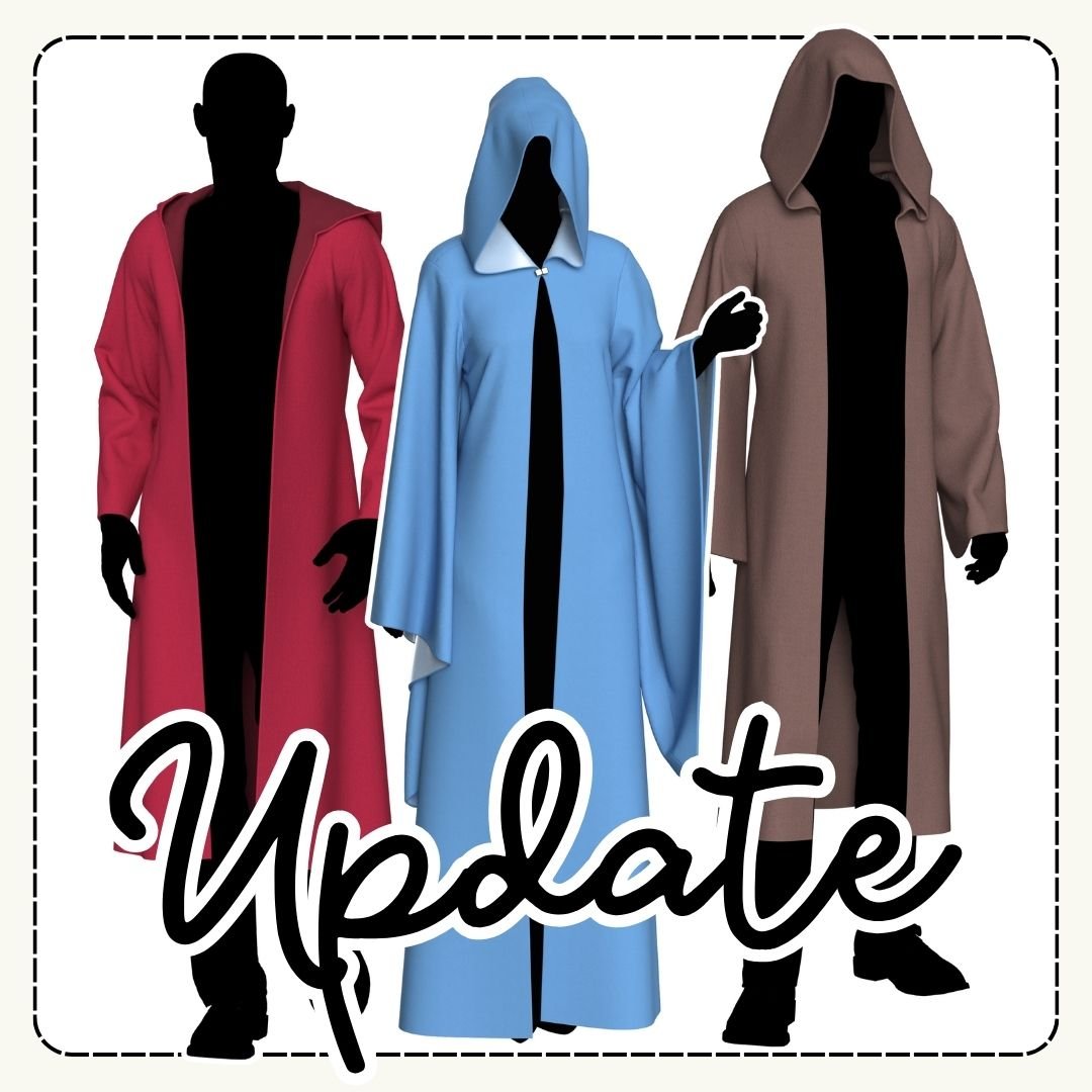 Our Hooded Duster Coat Printable Sewing Pattern Got a Revamp – Maridah