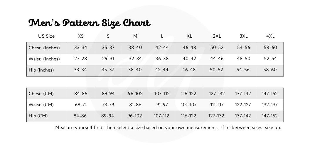 Made with Maridah Sewing Patterns Size Charts
